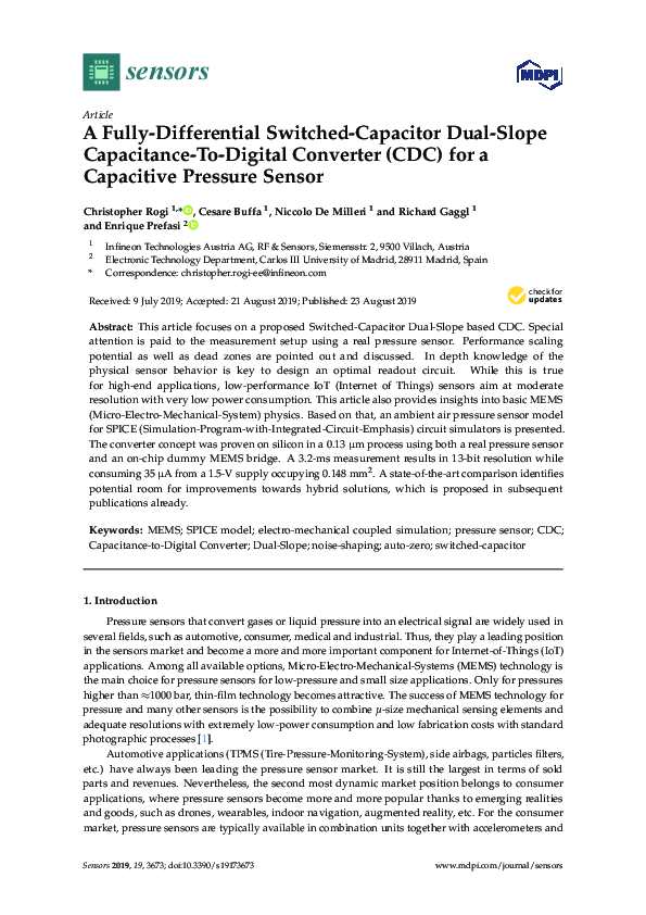 (PDF) A Fully-Differential Switched-Capacitor Dual-Slope Capacitance-To-Digital Converter (CDC ...