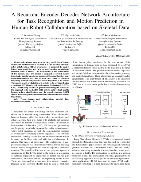 (PDF) A Recurrent Encoder-Decoder Network Architecture for Task ...