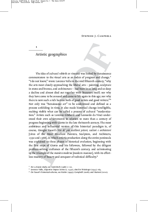 (PDF) Artistic Geographies