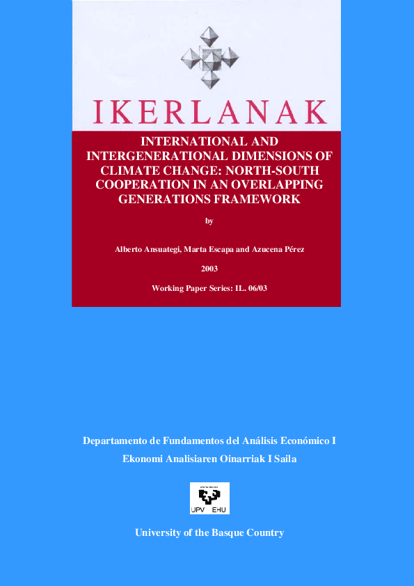 (PDF) An Overlapping Generations Framework