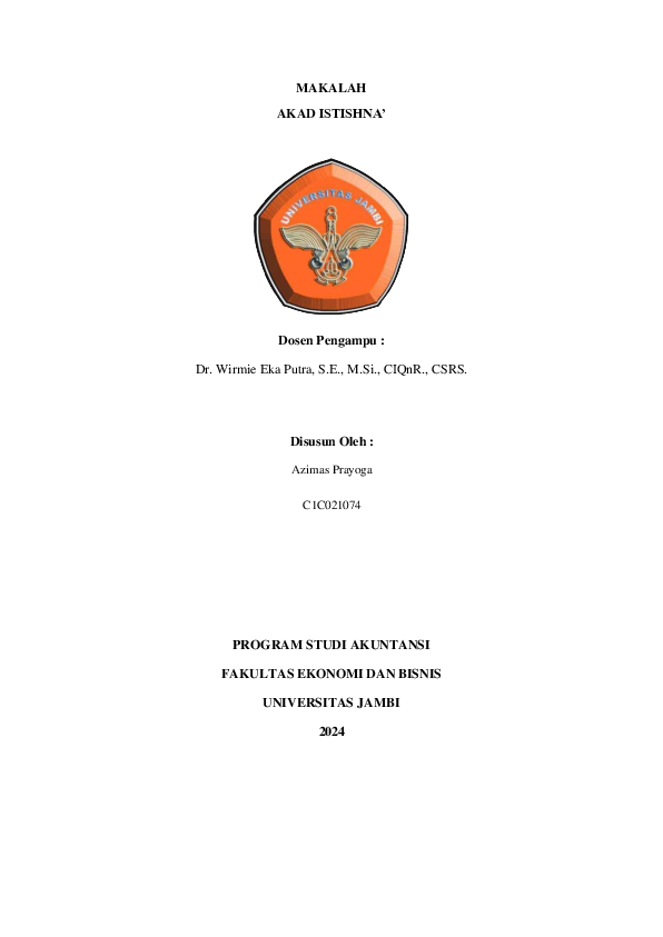 (PDF) Akad Istishna
