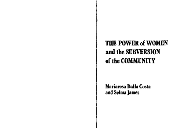 (PDF) The power of women and the subversion of community