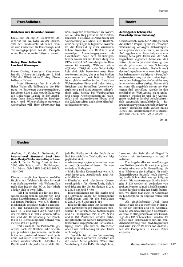 (PDF) International Structural Steel Sections: Design Tables according ...