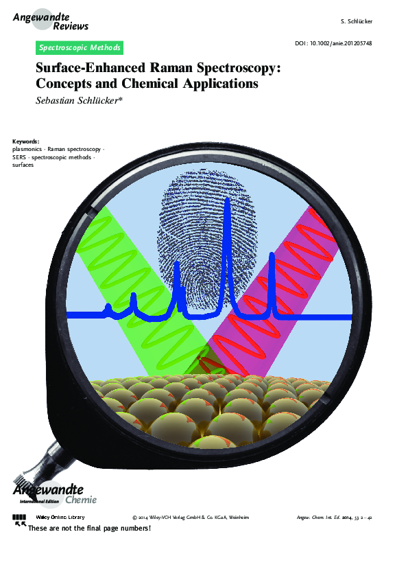 (PDF) Surface‐Enhanced Raman Spectroscopy: Concepts and Chemical ...