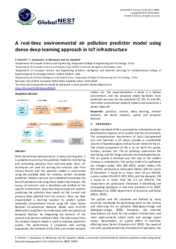 (PDF) A real-time environmental air pollution predictor model using dense deep learning approach ...