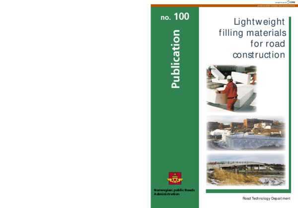 (PDF) Lightweight filling materials for road construction