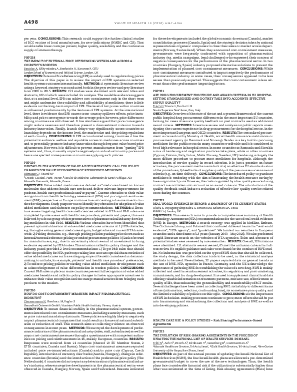 (PDF) The Impact of External Price Referencing Within and Across a ...