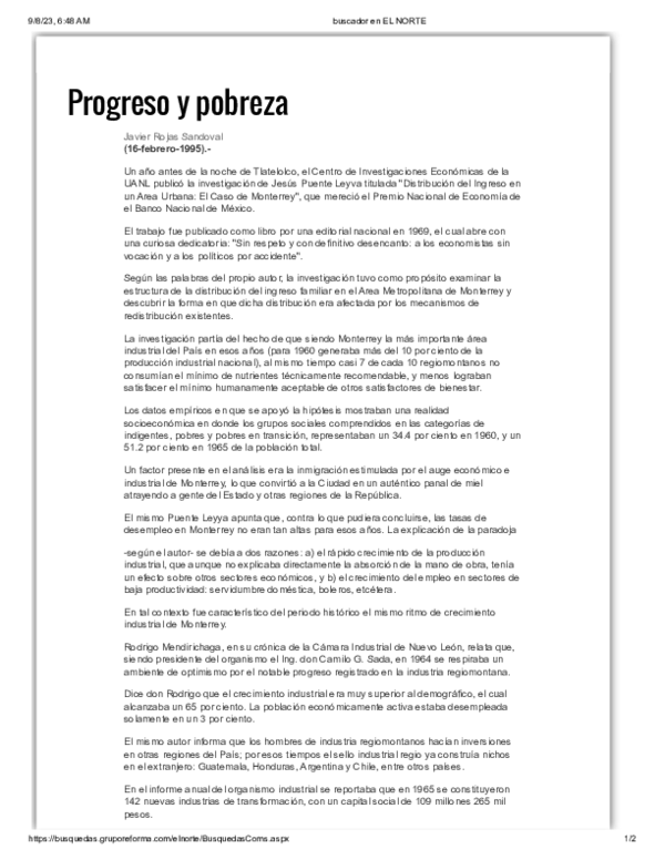 (PDF) PROGRESO Y POBREZA.
