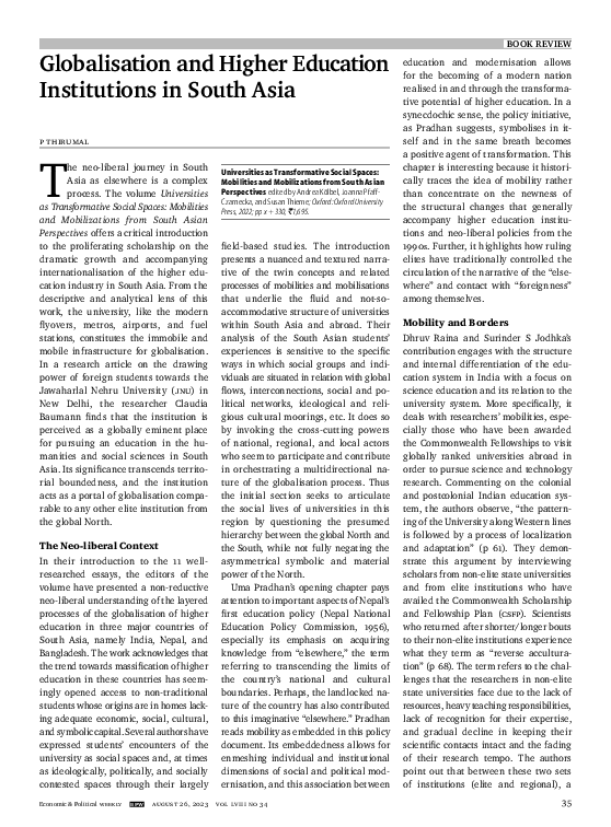 (PDF) Review: On the Global Education Monitoring Report 2023