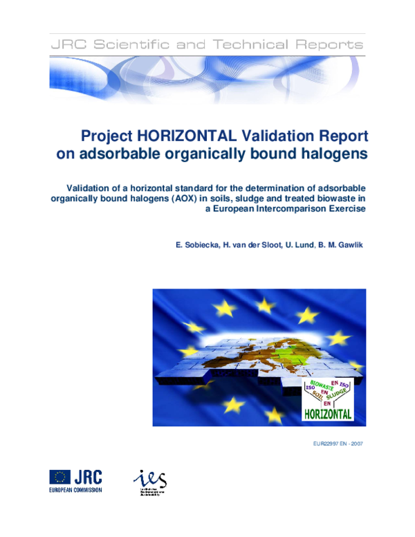 (PDF) Validation of a Horizontal Standard for the Determination of ...