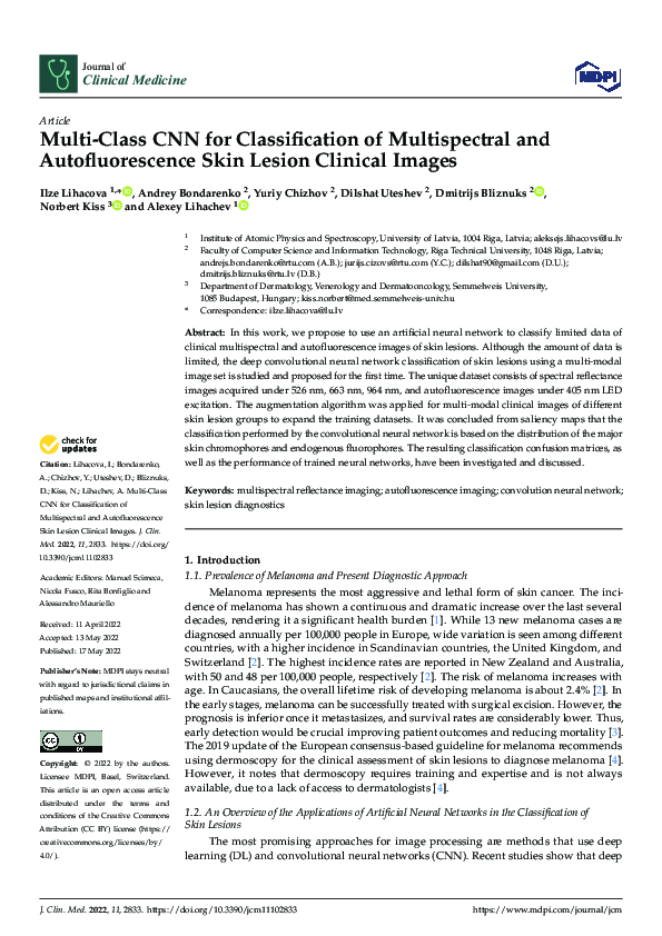 (PDF) Multi-Class CNN for Classification of Multispectral and ...