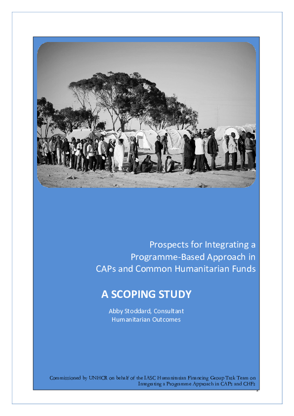 (PDF) Prospects for Integrating a Programme-Based Approach in CAPs and ...