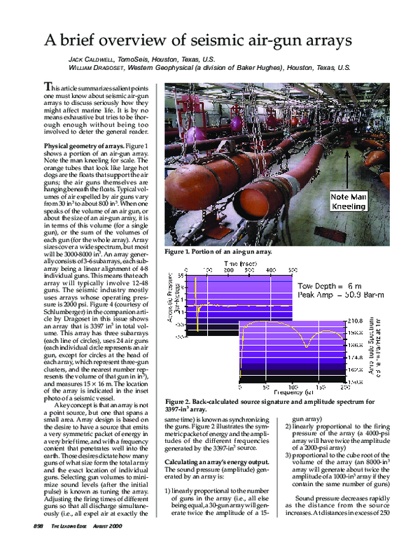 (PDF) A brief overview of seismic air-gun arrays