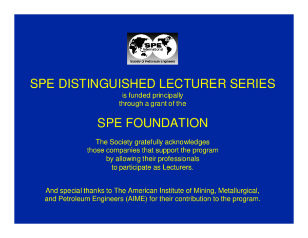 (PDF) Distinguished Lecture. English