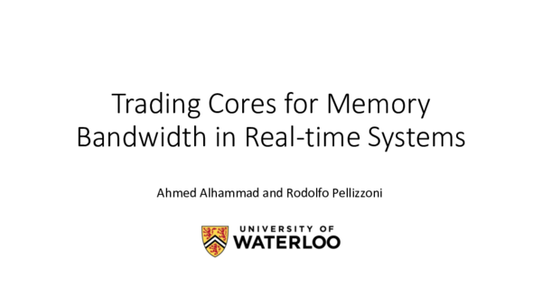 (PDF) Trading Cores for Memory Bandwidth in Real-Time Systems