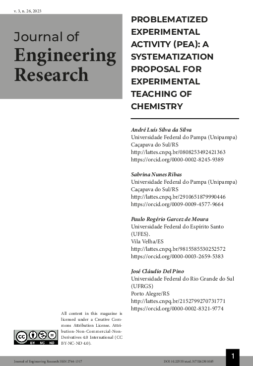 (PDF) Problematized Experimental Activity (PEA): a systematization ...