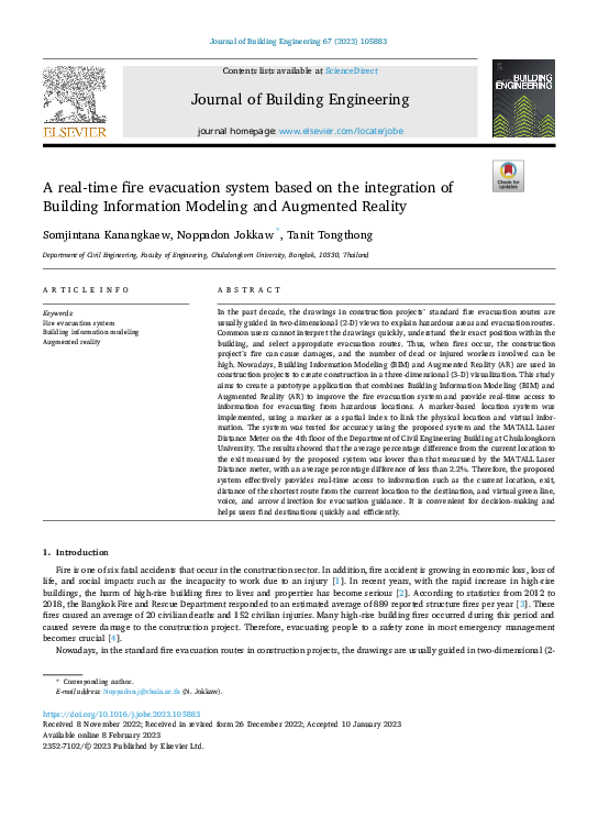 (PDF) A real-time fire evacuation system based on the integration of ...