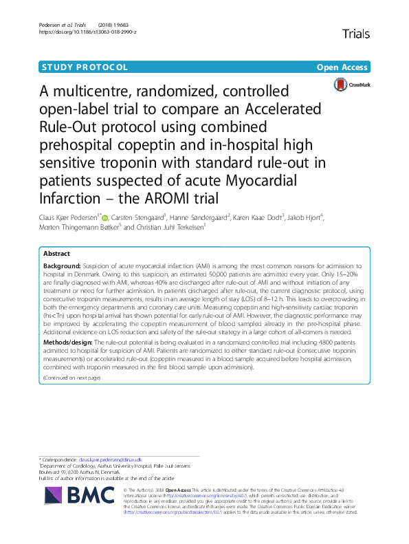 (PDF) A multicentre, randomized, controlled open-label trial to compare ...