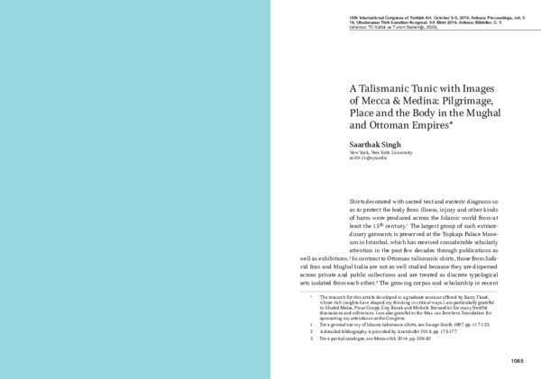 (PDF) A Talismanic Tunic with Images of Mecca & Medina: Pilgrimage ...