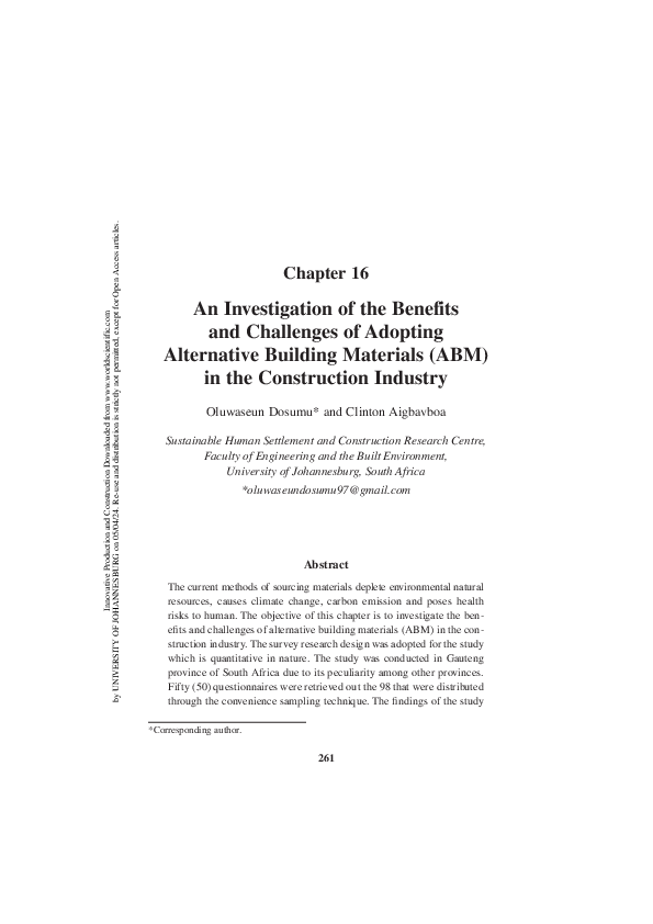 (PDF) An Investigation of the Benefits and Challenges of Adopting ...