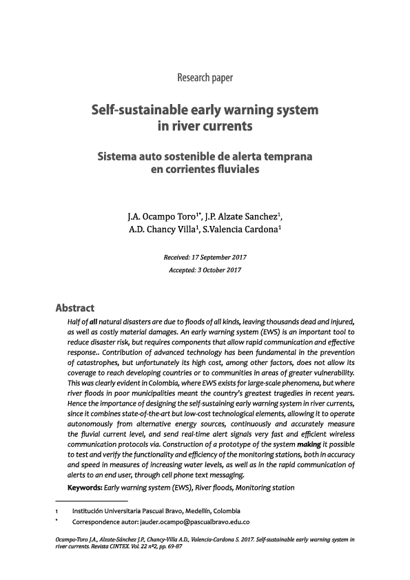 (PDF) Self-sustainable early warning system in river currents
