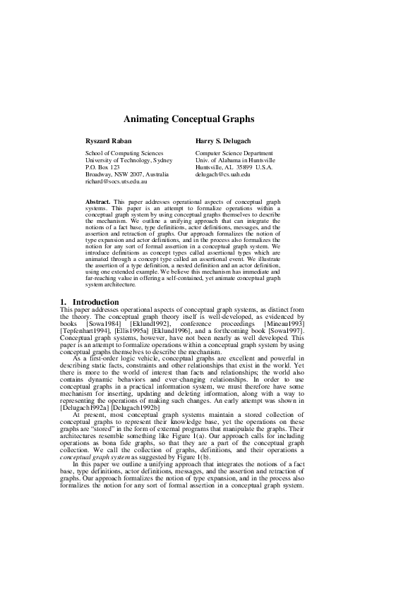 (PDF) Animating conceptual graphs