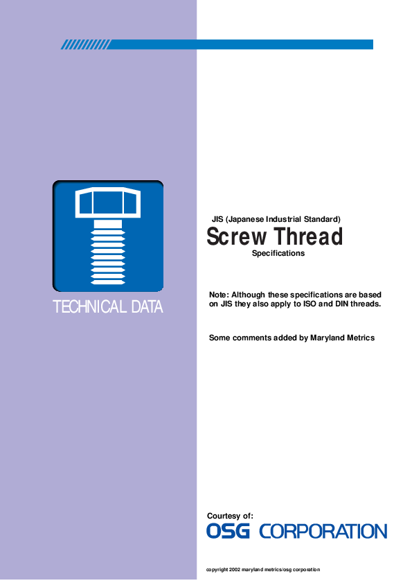 (PDF) JIS Scew Thread