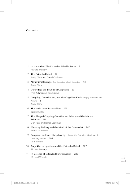 (PDF) The Extended Mind