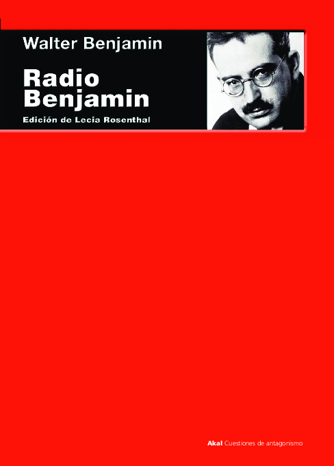 (PDF) Walter Benjamin - Radio Benjamin