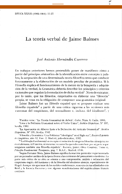 (PDF) La teoría verbal de Jaime Balmes