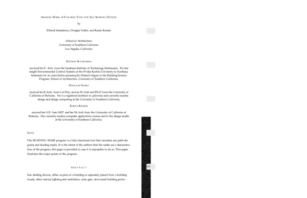 (PDF) Shading Mask: a teaching tool for sun shading devices