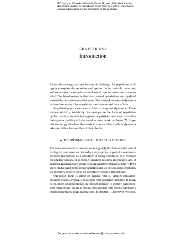 (PDF) Consumer-resource dynamics