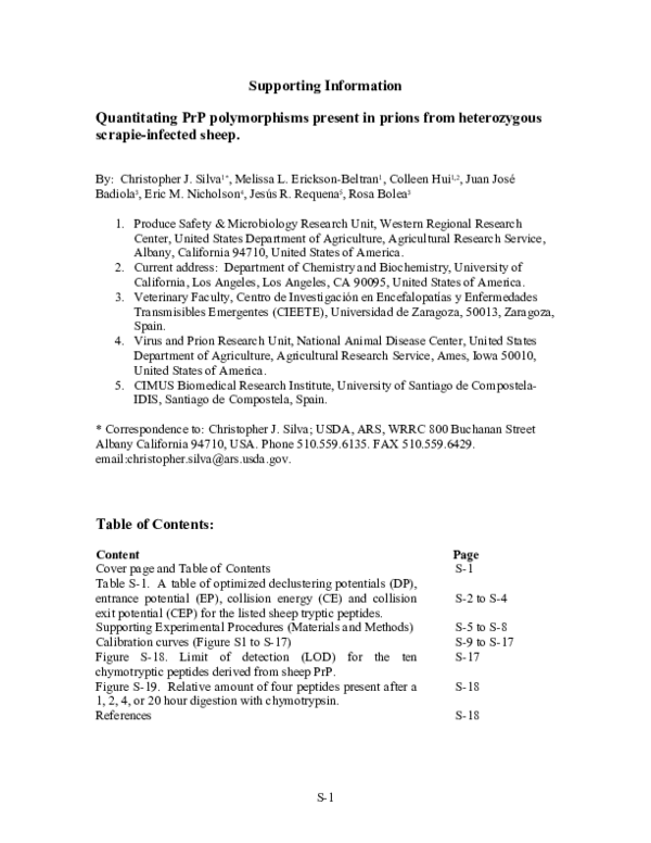 (PDF) Quantitating PrP Polymorphisms Present in Prions from ...