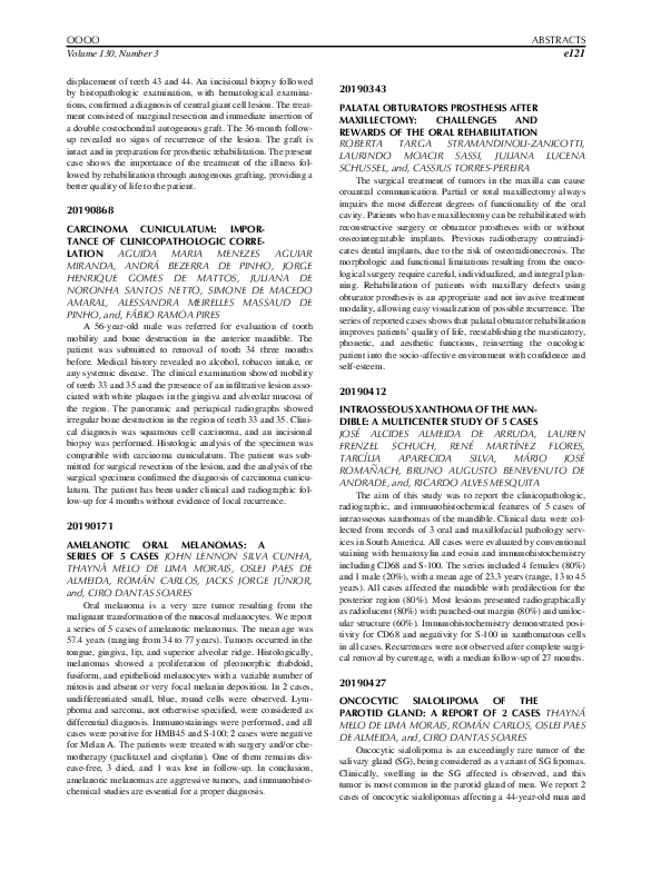 (PDF) Palatal Obturators Prosthesis After Maxillectomy: Challenges and ...