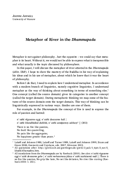(PDF) Metaphor of River