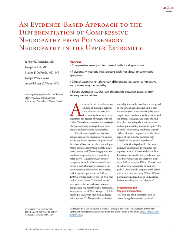 (PDF) An Evidence-Based Approach to the Differentiation of Compressive ...