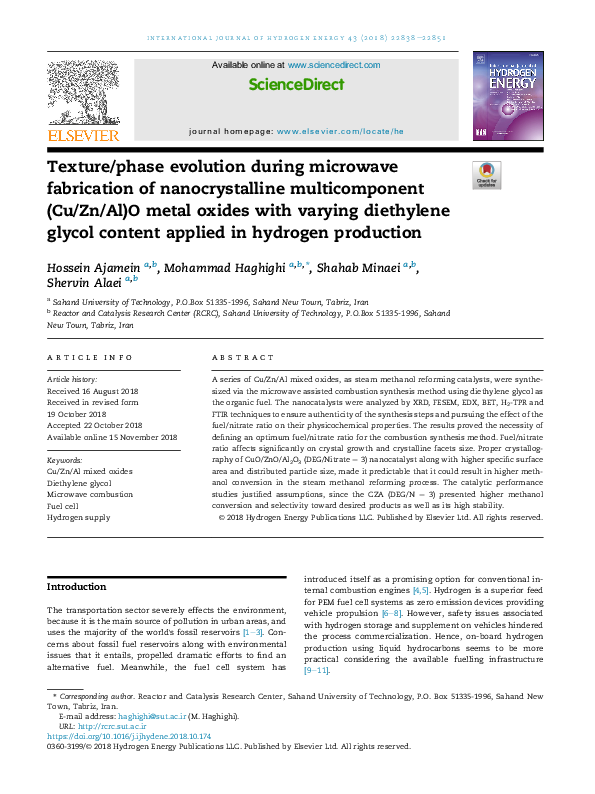 (PDF) Texture/phase evolution during microwave fabrication of ...