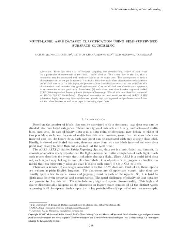(PDF) Multi-temporal Remote Sensing Image Classification A Multi-view Approach