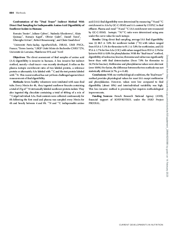 (PDF) Confrontation of the “Dual Tracer” Indirect Method With Direct ...