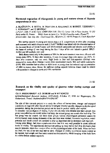 (PDF) Session 21 Tree physiology