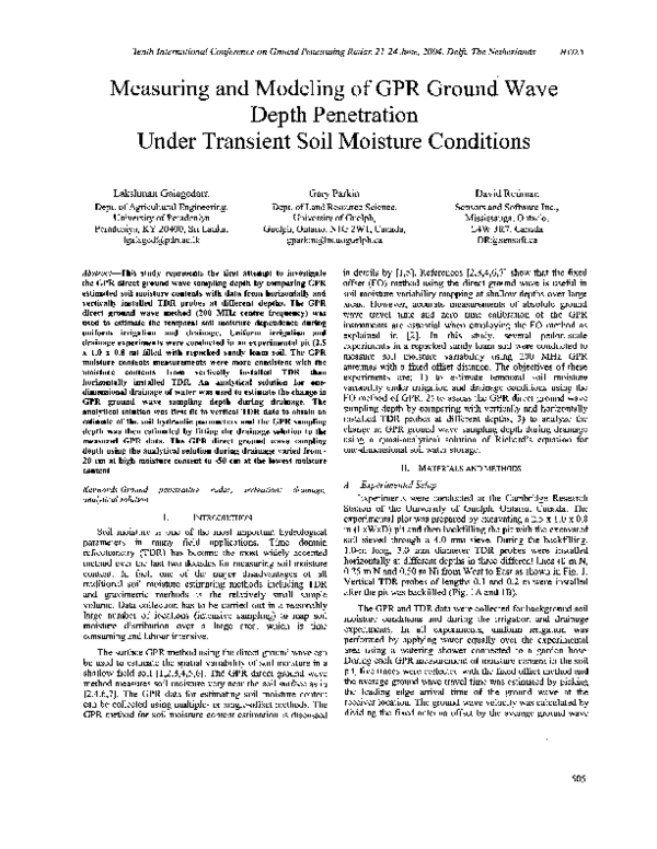 (PDF) Measuring and Modeling of Direct Ground Wave Depth Penetration ...