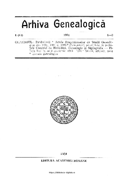 (PDF) Familii de boieri din Moldova de origine transilvăneană