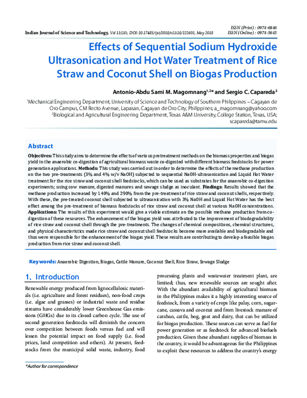 (PDF) Effects of sequential sodium hydroxide Ultrasonication and hot ...