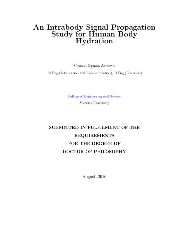 (PDF) An intrabody signal propagation study for human body hydration ...
