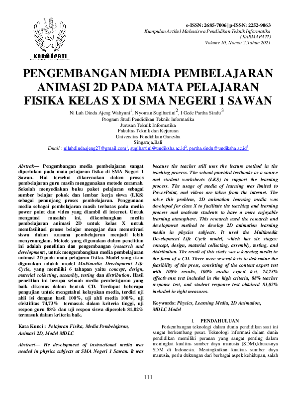 (PDF) Pengembangan Media Pembelajaran Animasi 2D Pada Mata Pelajaran ...