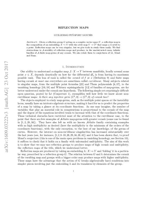 (PDF) Reflection maps