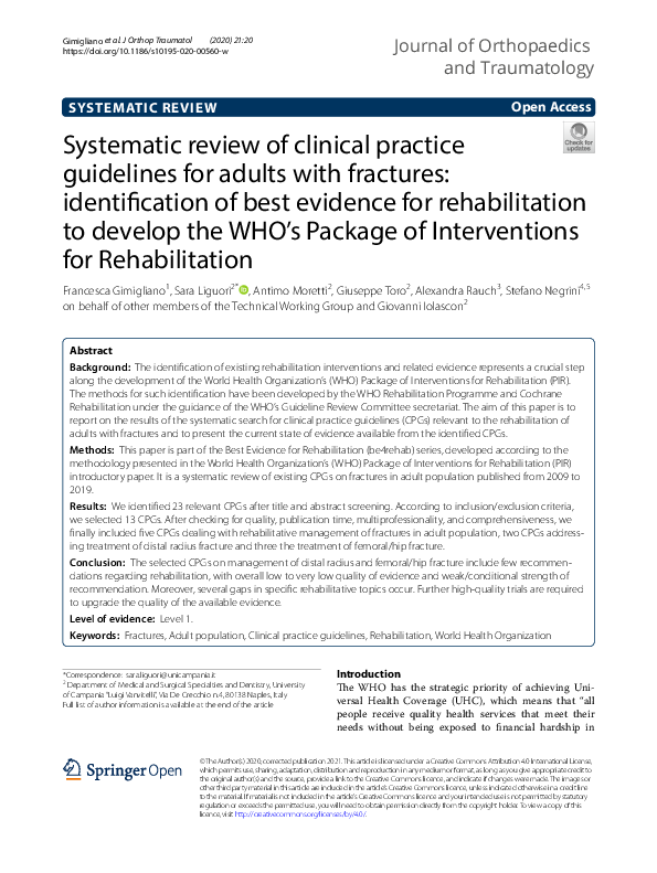 (PDF) Systematic review of clinical practice guidelines for adults with ...