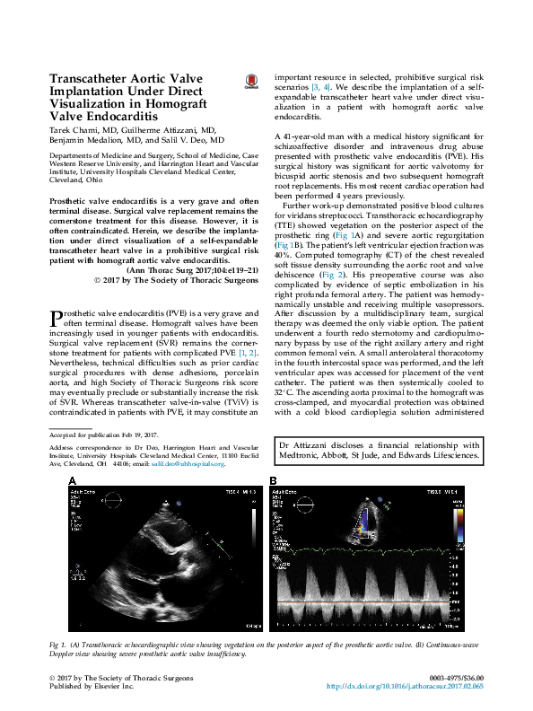 (PDF) Transcatheter Aortic Valve Implantation Under Angiographic Guidance With and Without ...
