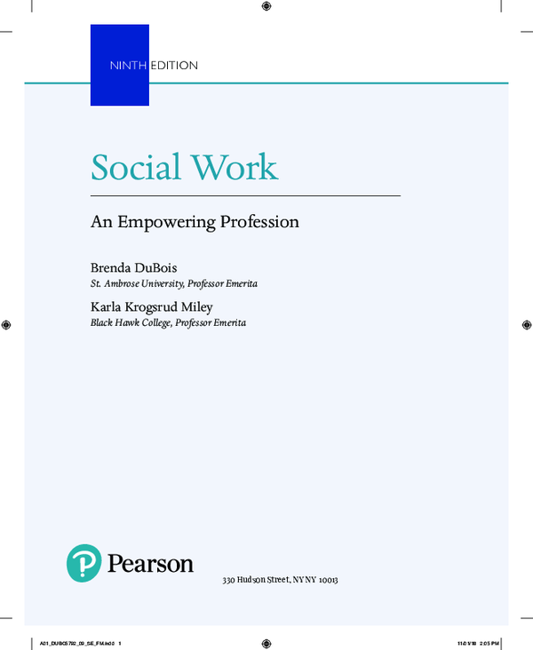 (PDF) Social Work: An Empowering Profession