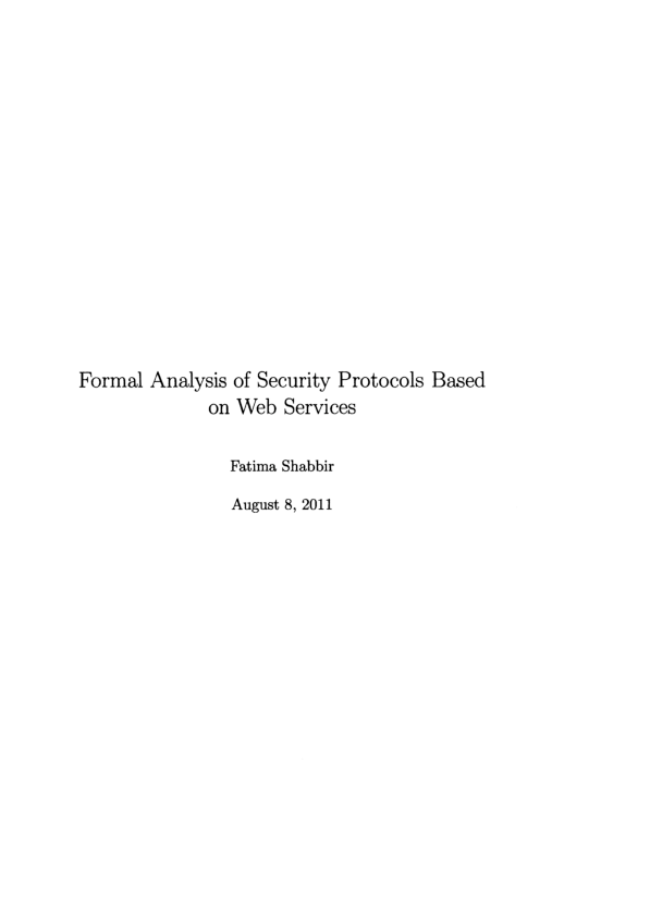 (PDF) Analyzing Web Service Security Protocols